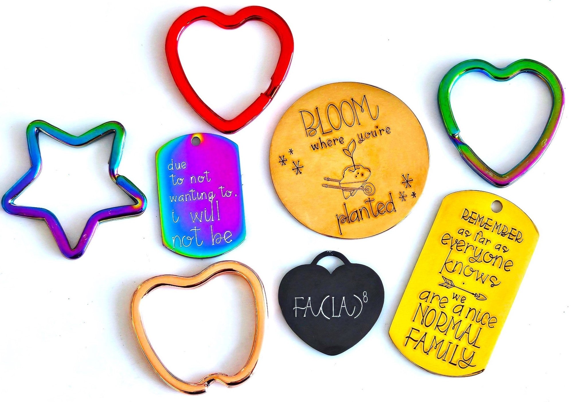 Font Fixation - Metal Stamps - Metal Blanks - Stamping Supplies