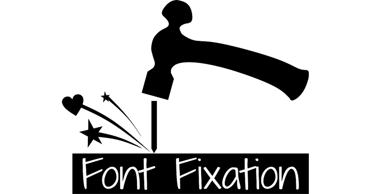 Metal Stamping Fonts and Tools by Font Fixation
